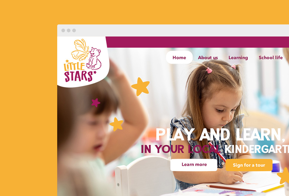 Webdesign pro Little Stars | Reference | webdesigner